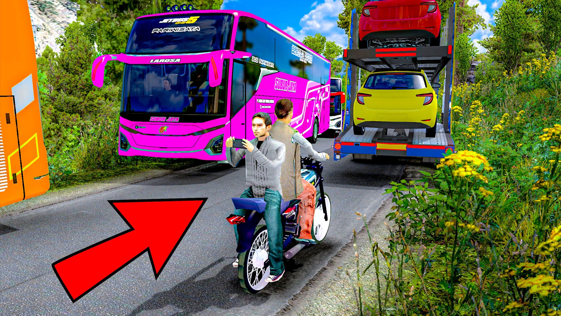 Traffic Indonesia Motor Aerox,Nmax,JB5 Basuri Dan 2.0 - ETS 2