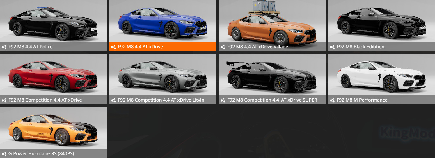 BMW M8 F92 V1 - BeamNG.drive