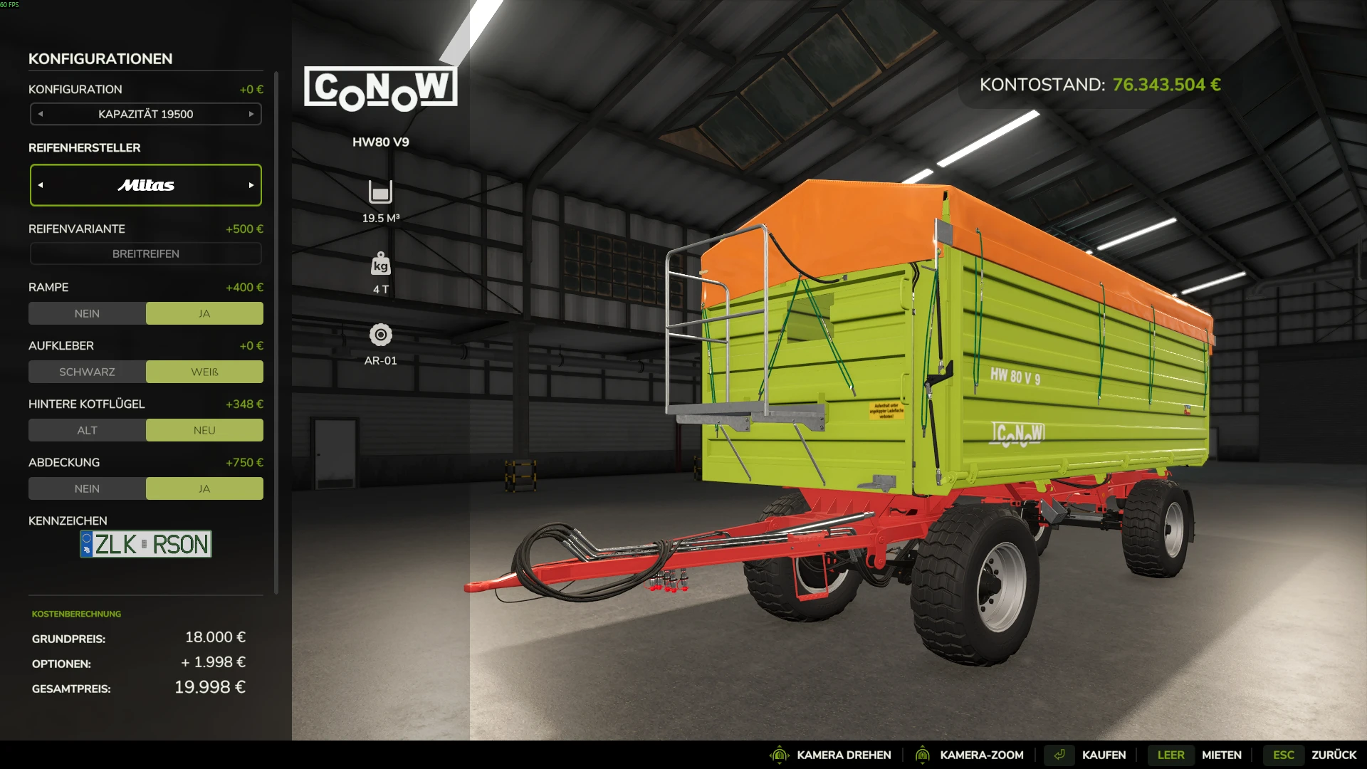 Conow HW 80 V5.1 v5.2 v9 1.0.0.1 - FS25
