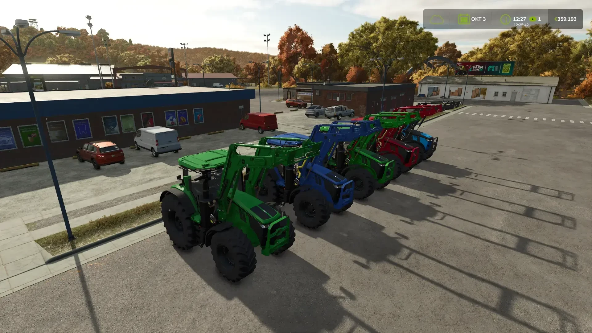 John Deere 7R with front loader v 1.0.4 - FS25