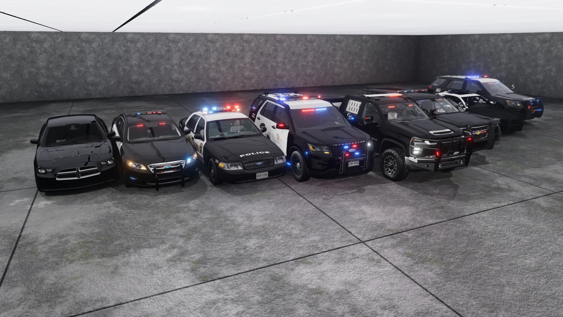 High Quality Police Car Pack! Newest 2.0! - BeamNG.drive