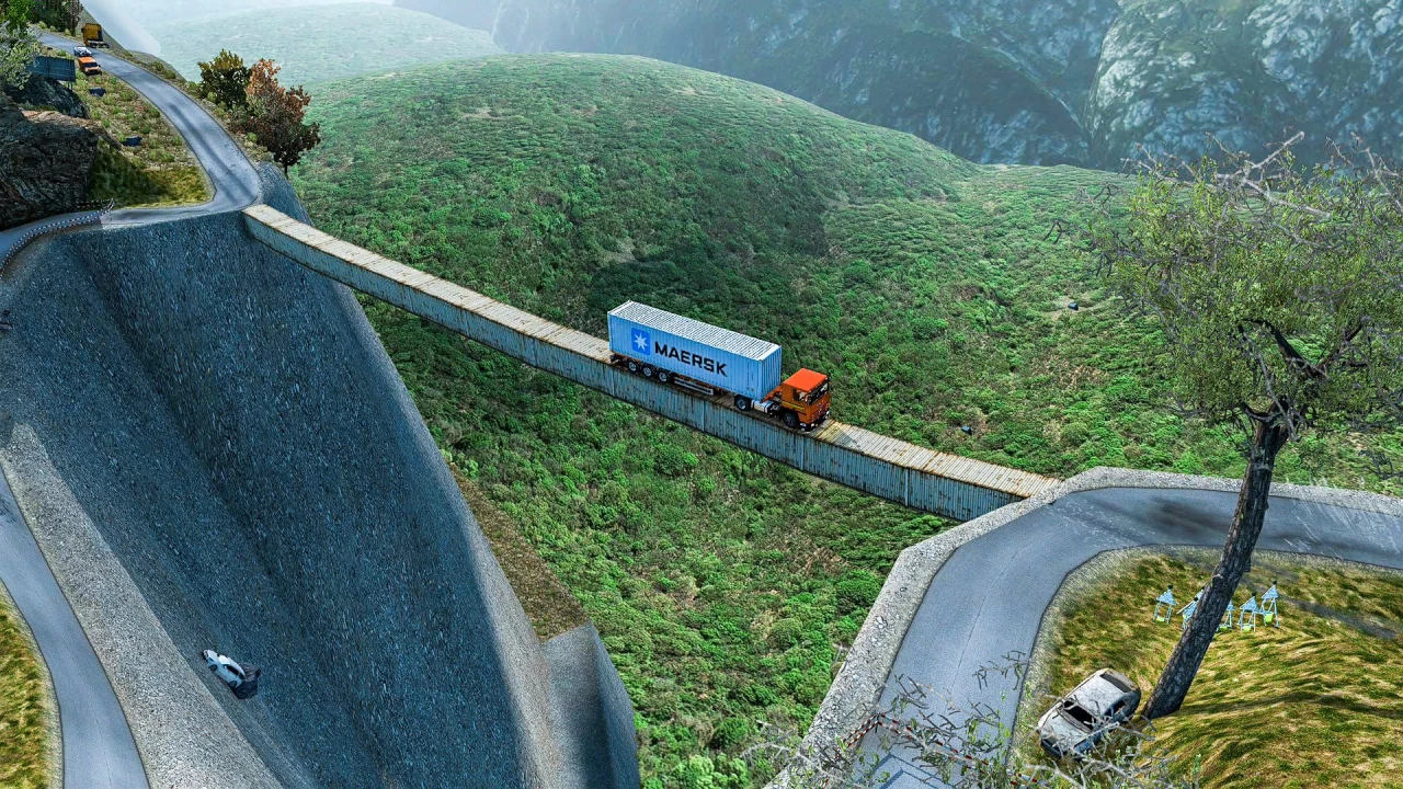 DANGEROUS ROAD - ETS 2 Search - ModLand.net