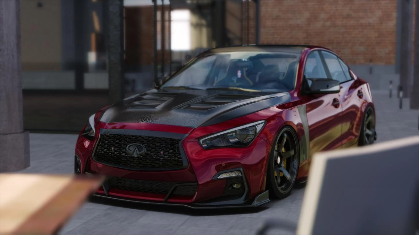 Infiniti Q50 Red Sport 2024 0.9 - Assetto Corsa