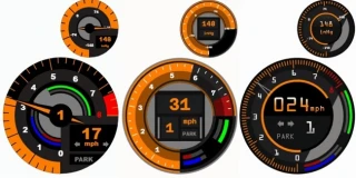 Download Custom Tachometers and Boost Gauges - BeamNG.drive - ModLand.net