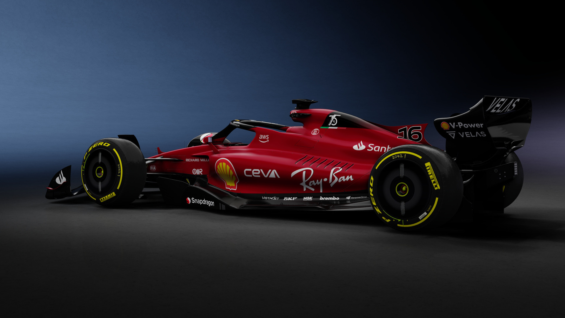 RSS Formula Hybrid X Evo Ferrari F1-75 Livery 1.6 - Assetto Corsa