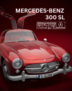 Mercedes Benz 300SL (Gullwing + Roadster) [V1.1] Release - BeamNG.drive