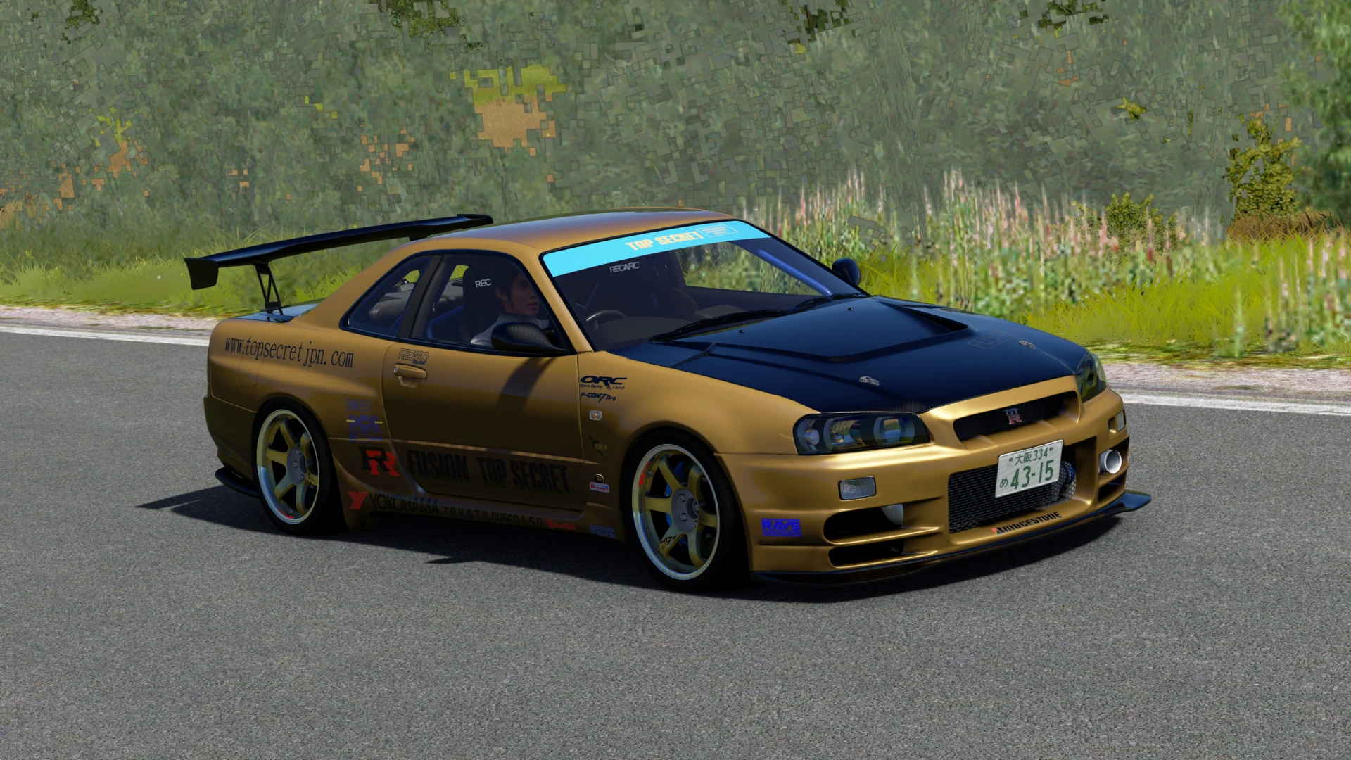 Nissan Skyline GTR R34 V-spec II Top Secret ? - Assetto Corsa