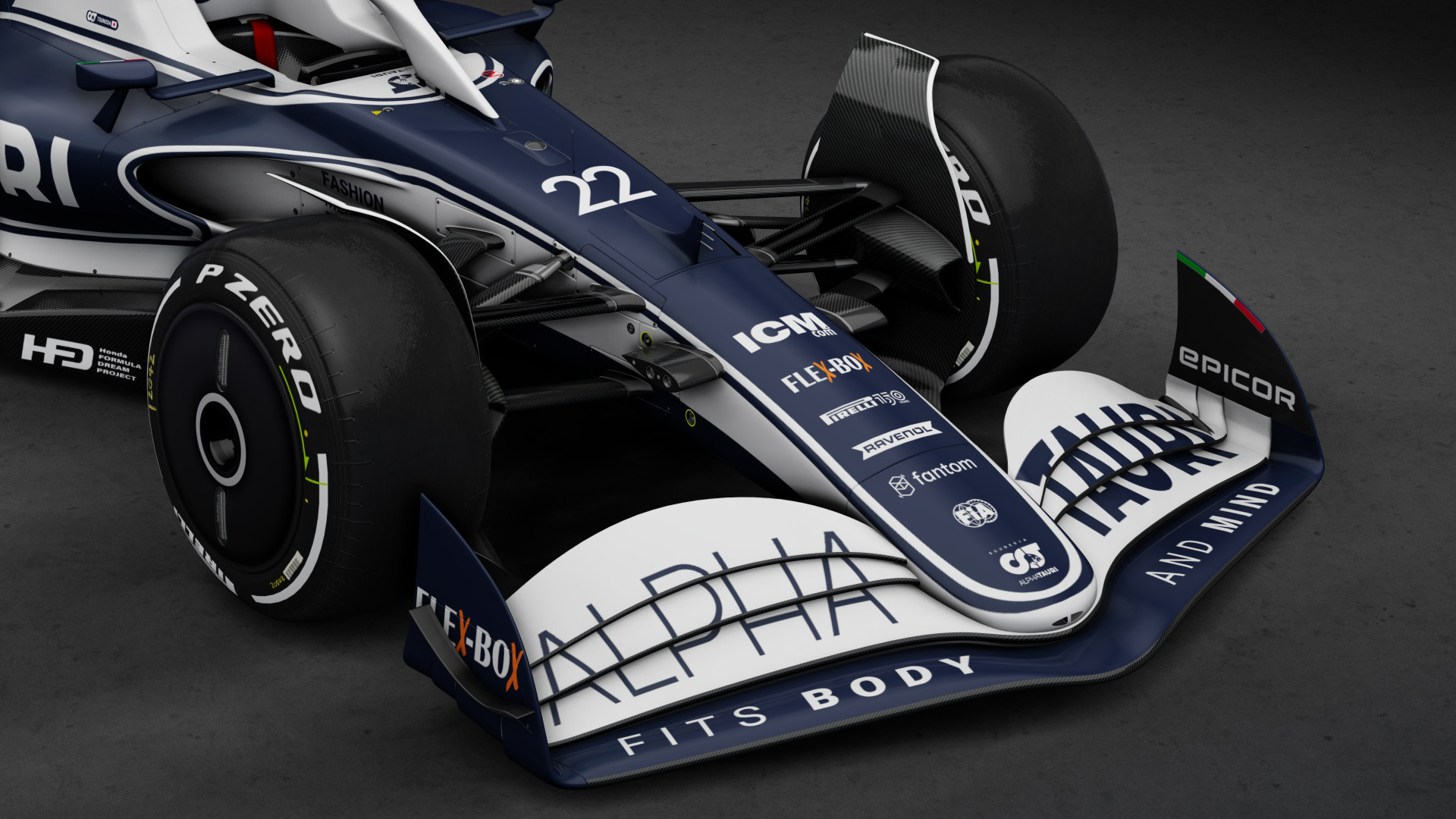 RSS Formula Hybrid X Evo Alpha Tauri AT03 Livery 1.4 - Assetto Corsa