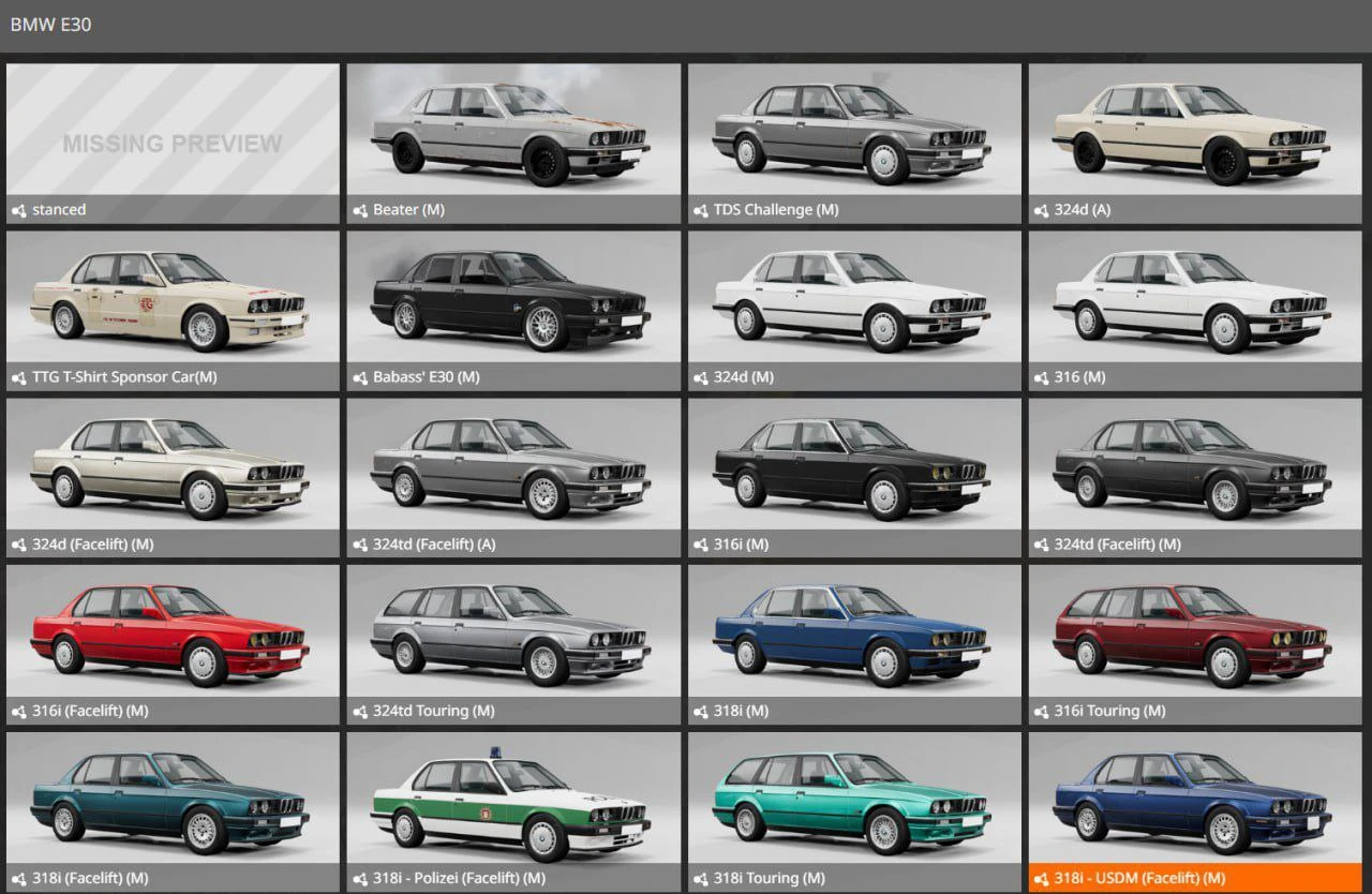 BMW E30 2.0 - BeamNG.drive