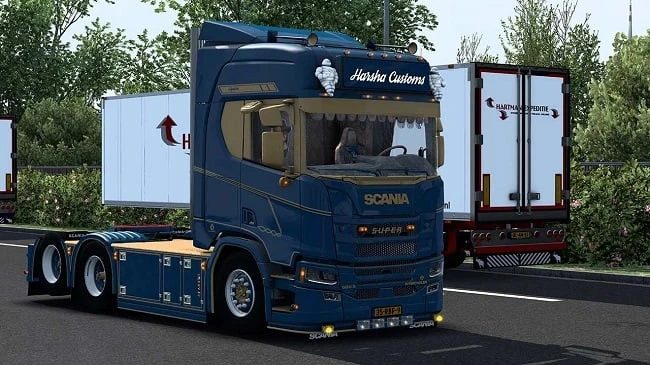 Scania R580s Harsha Customs v5.0 - ETS 2