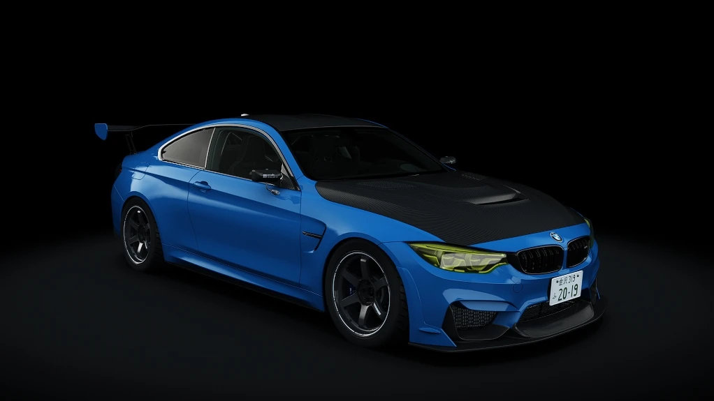 BMW M4 LCI (TE37 Ultra Touge sp.) v1.1 - Assetto Corsa