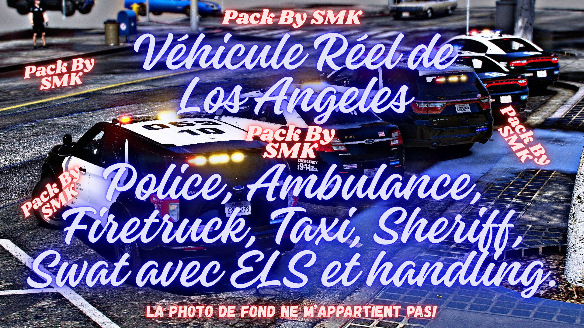 Pack Voiture Réel de Los Angeles LSPDFR 1 - GTA 5