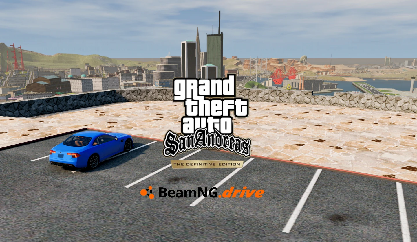 San Andreas - The Definitive Edition FULL MAP Remastered - BeamNG.drive
