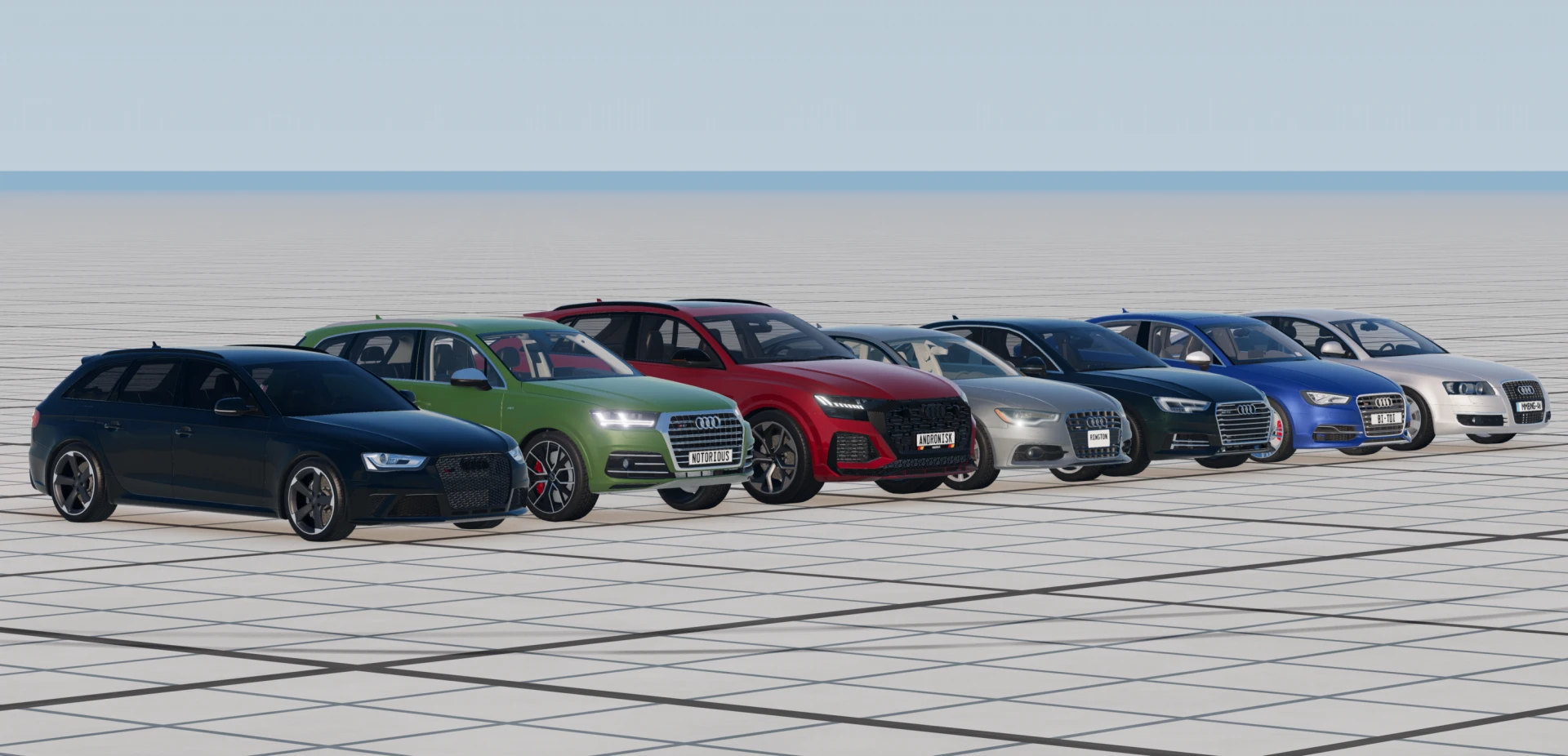 Audi Car pack 1 - BeamNG.drive