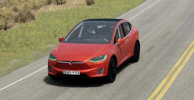 Tesla Model X 1 - BeamNG.drive