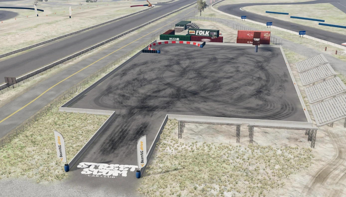 MOD Map Lonestar Speedway, USA 1.5 - BeamNG.drive