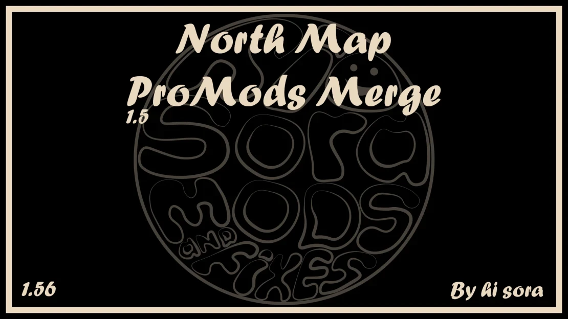 North Map - ProMods Merge v1.5 - ETS 2