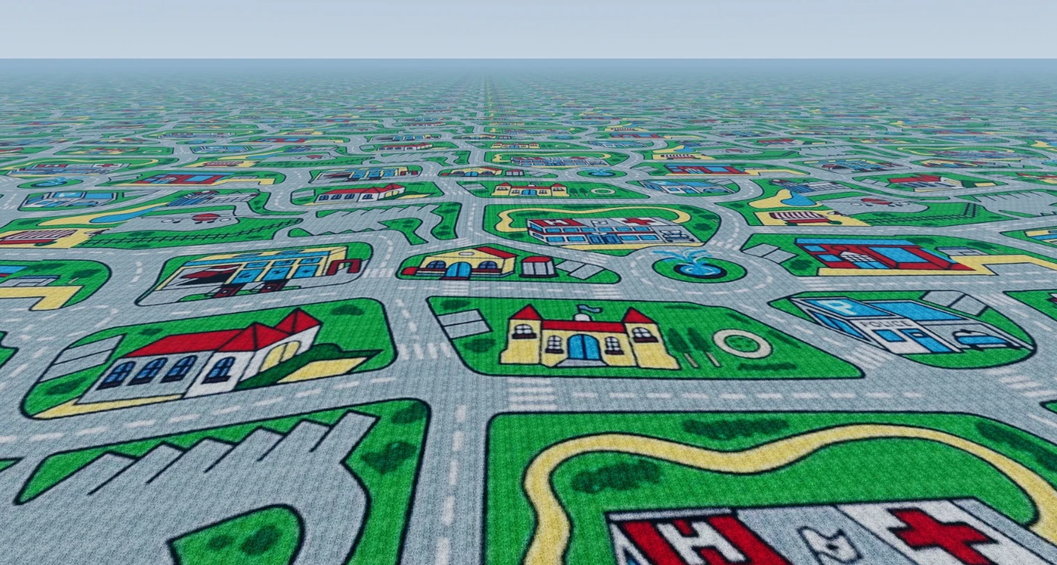 City Play Mat Grid v4.60 - BeamNG.drive