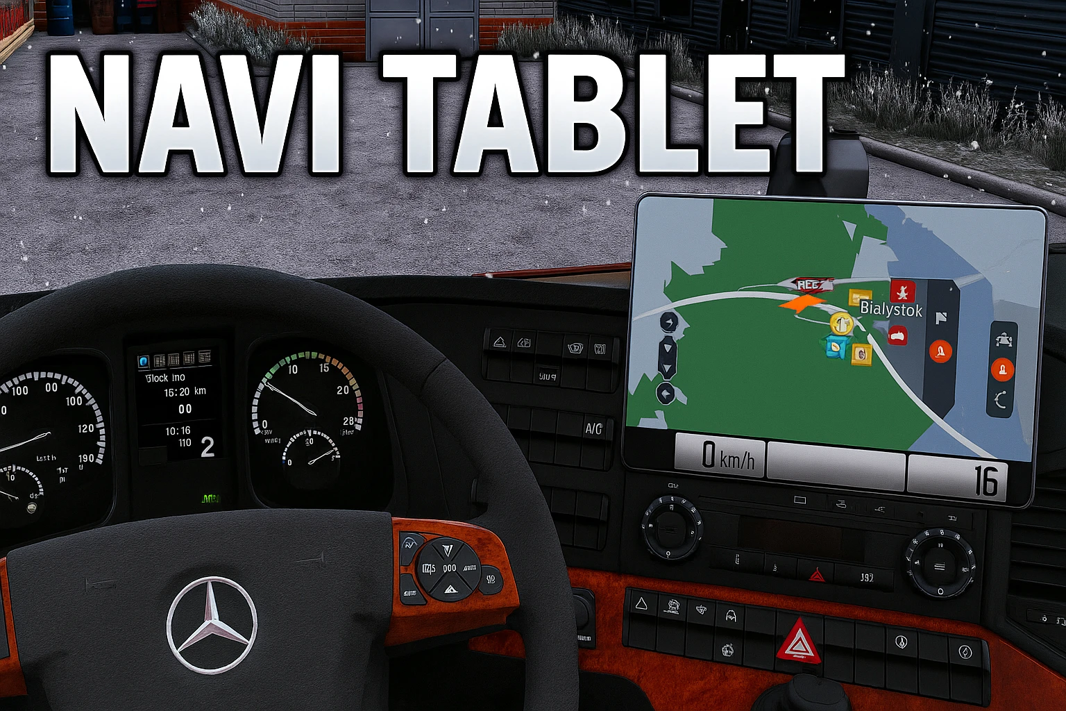 Navi Tablet – Google-Style Navigation for ETS2 1.0 - ETS 2