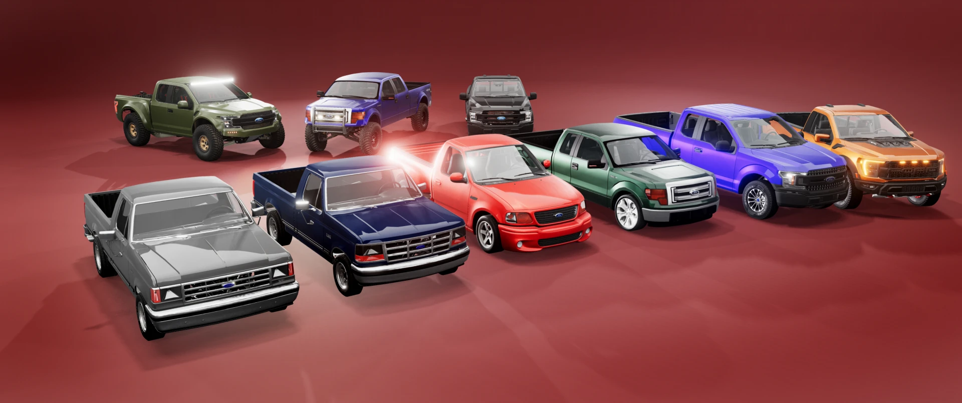 Legacy Pack Ford F150 All Gen 1.0 - BeamNG.drive