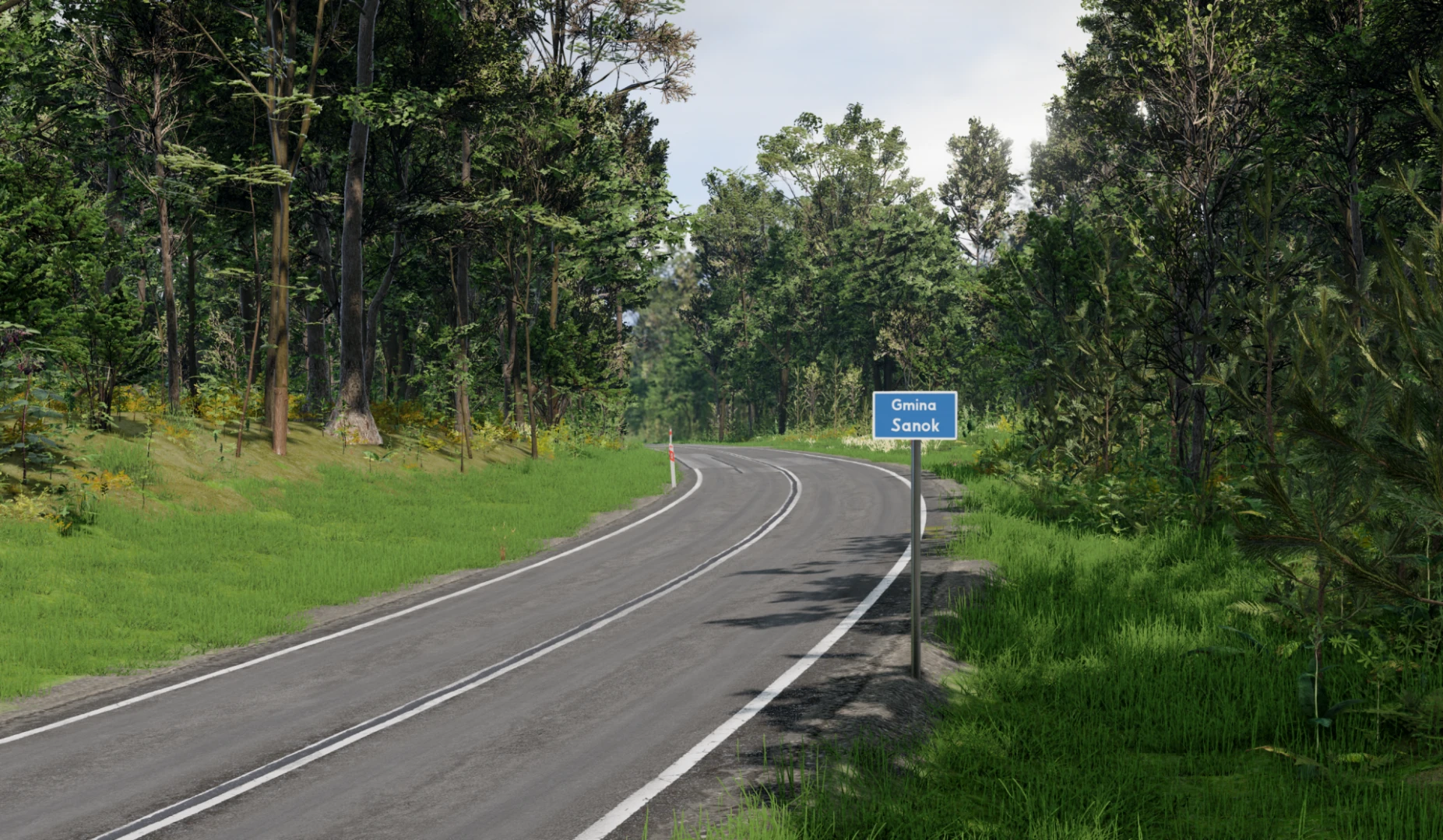 Dk28 Wujskie Tyrawa Wołoska Podkarpackie Poland 1 Beamng Drive