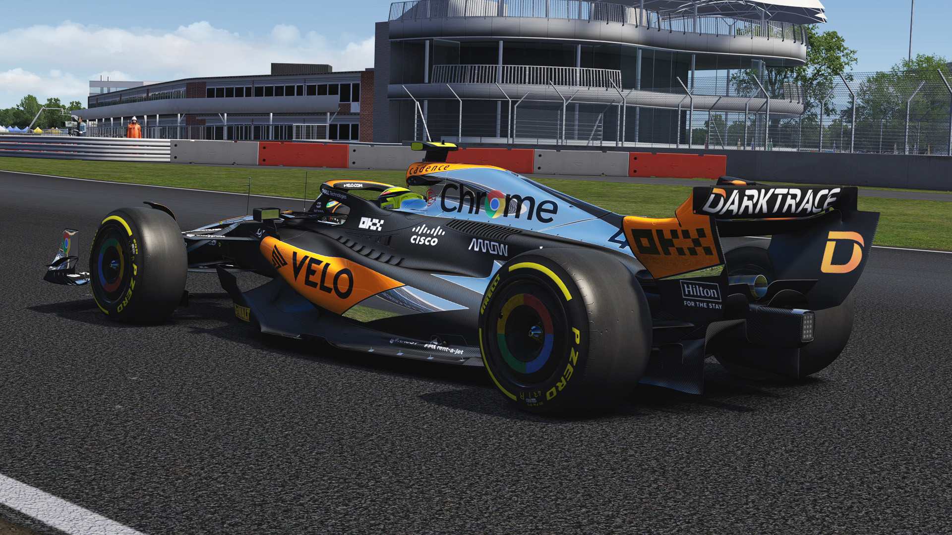 RSS Formula Hybrid 2023 McLaren MCL60 Chrome Livery 1.2 - Assetto Corsa