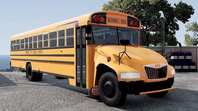 Wentward Fusion School Bus v1.2 - BeamNG.drive