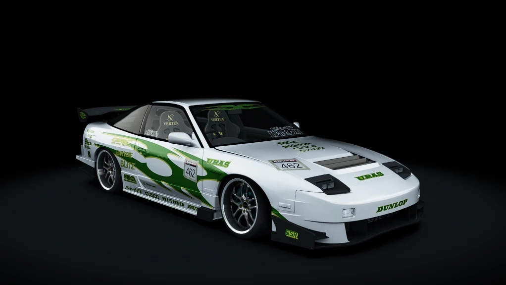 Nissan 180SX RPS13 Uras-GT v1.0.1 - Assetto Corsa