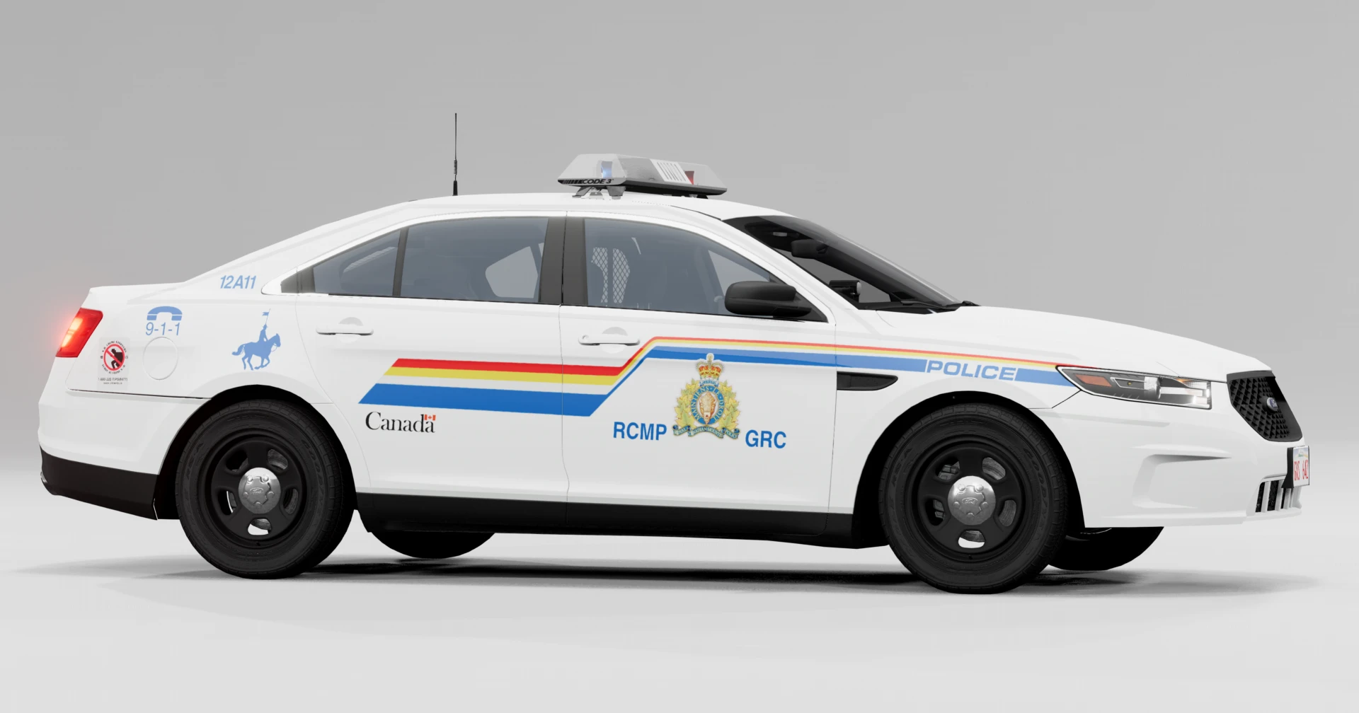 Ford Taurus RCMP Livery Only 1.1 - BeamNG.drive