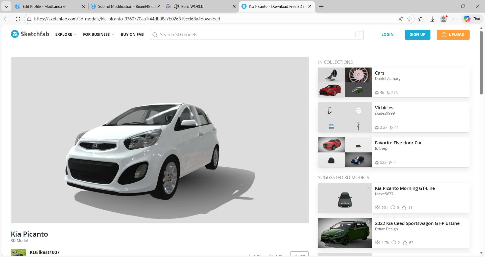 Kia Picanto 2016 v14.34.42 - BeamNG.drive