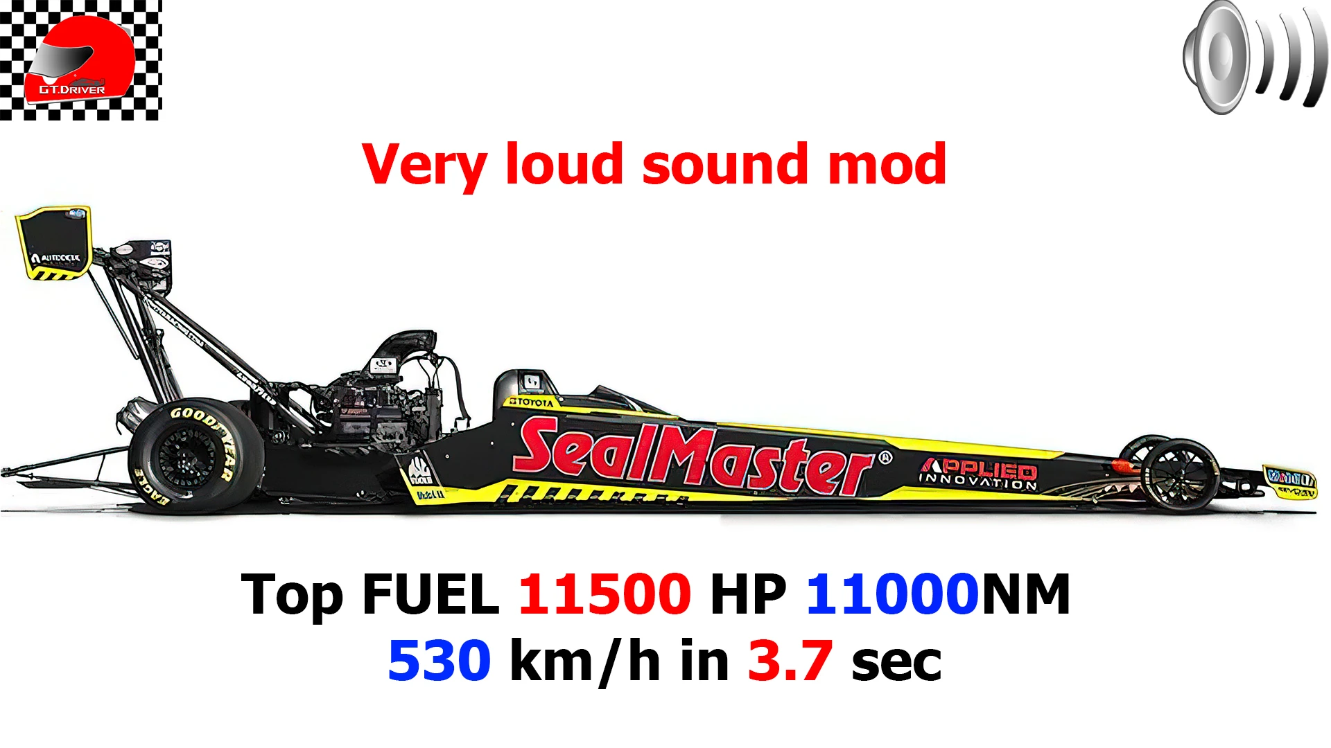 Top FUEL 11500 HP Dragster 1.0 - Assetto Corsa