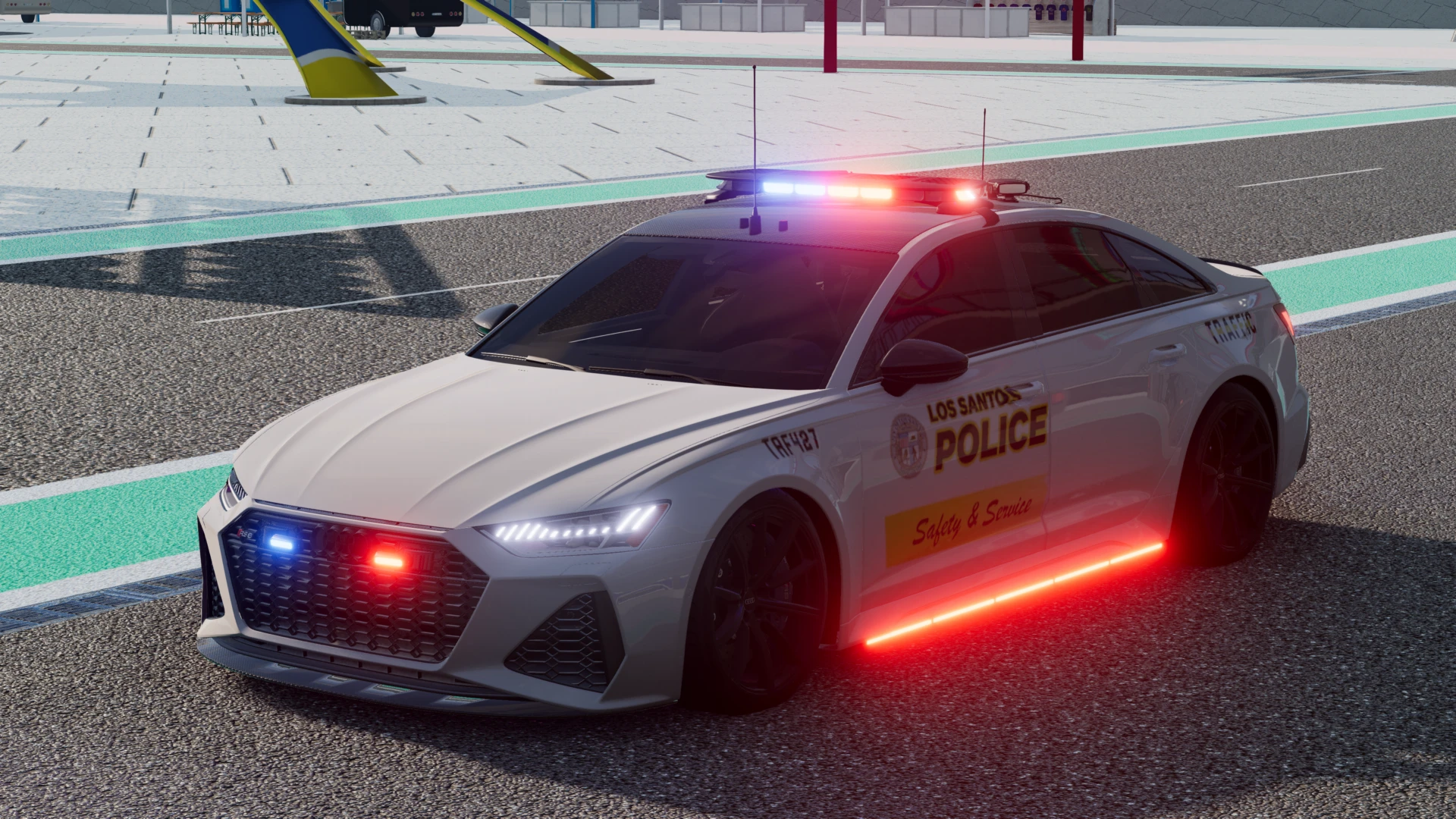 Audi RS6 Sedan Police Pack - BeamNG.drive