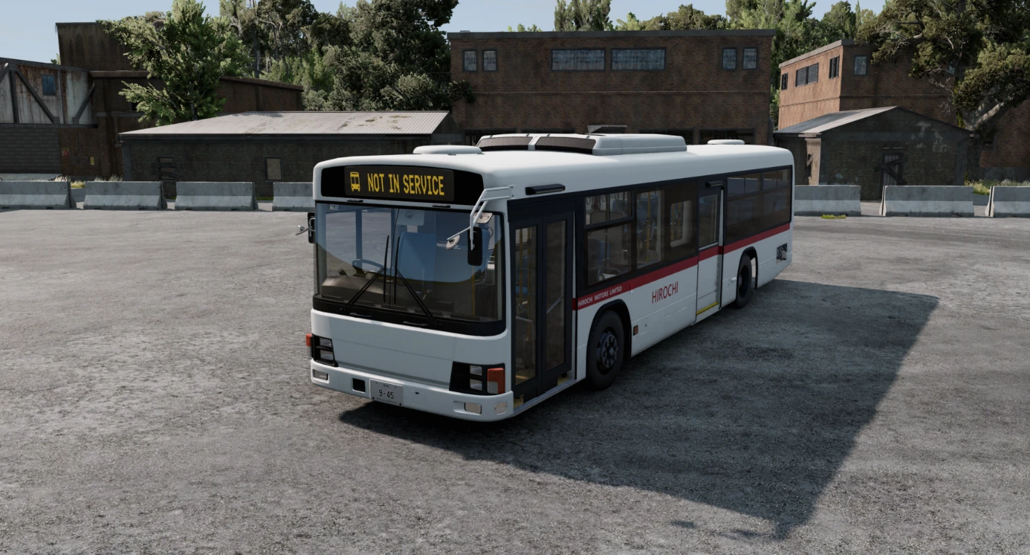 MOD Hirochi Aero Japanese Bus 2.2 - BeamNG.drive