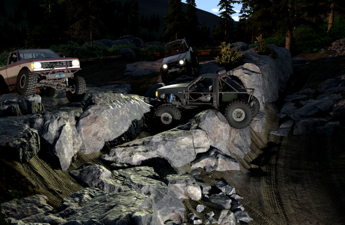 MOD MAP Sierra Nevada Trails 3.7 - BeamNG.drive