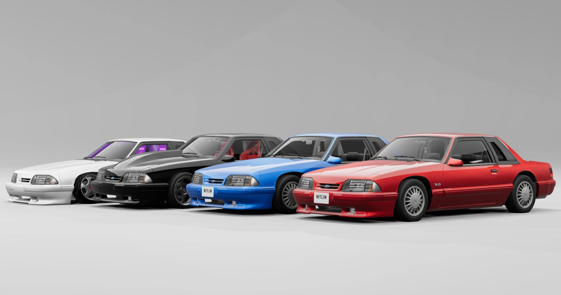 Foxbody Mustang Notchback (w/ Add-ons) 2.2.1 - BeamNG.drive