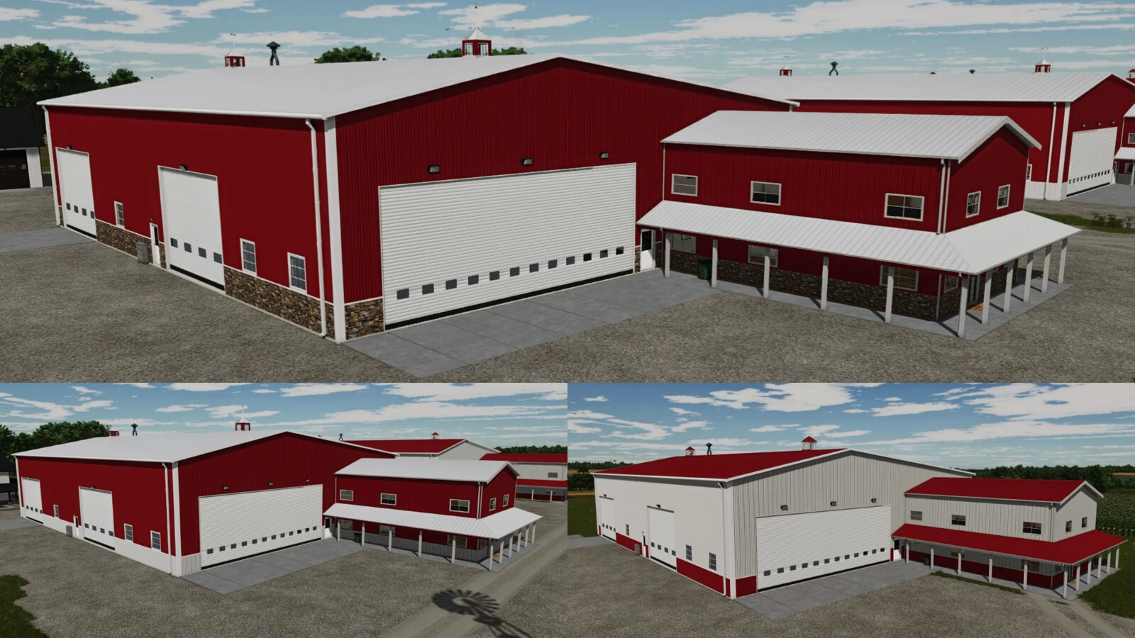 American Midwest Shop With Office 1.0 - FS25
