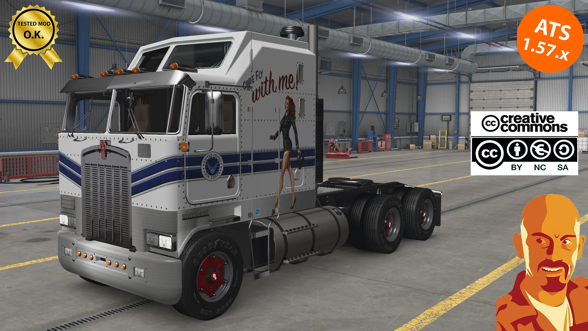 KENWORTH K100 v7.0 ATS 1.57.x v7.0 - ATS