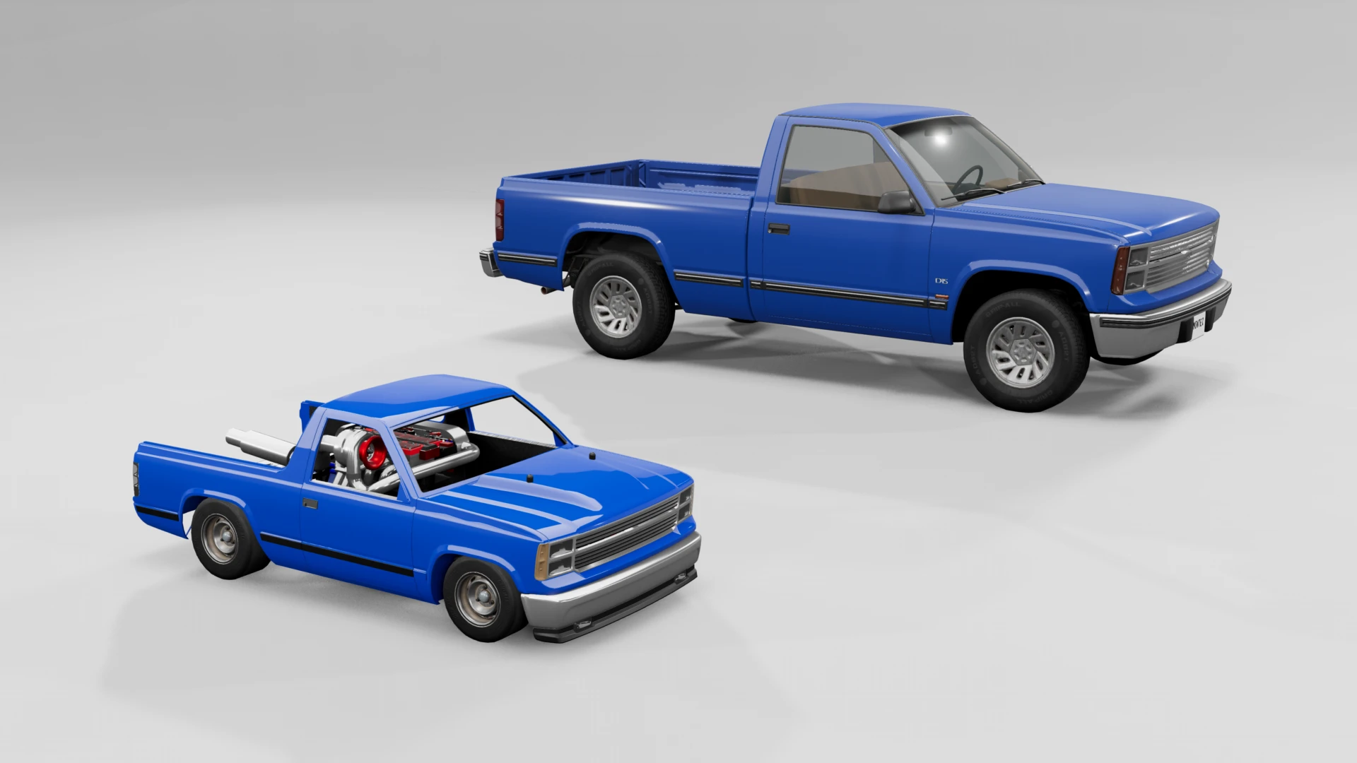 QuarterScale 1/4 Full Animated Chassis RC D Series - BeamNG.drive V1 ...