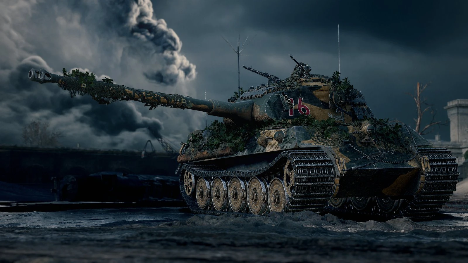 "Der König" Command Tiger II Custom 3D Style W/ Zimmerit Armor and ...