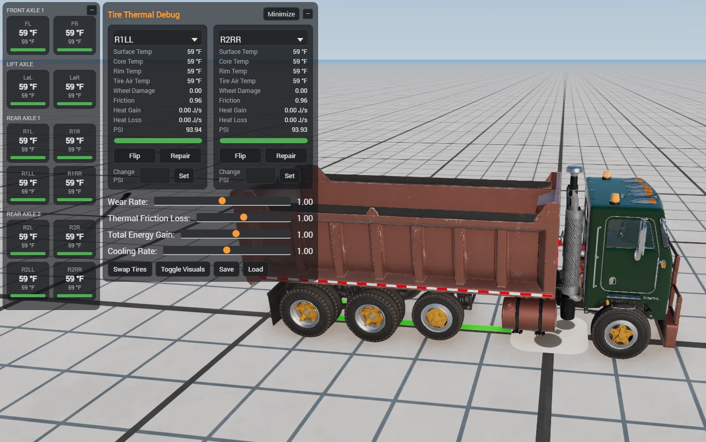 Node Based Tire Wear v2.3 - BeamNG.drive
