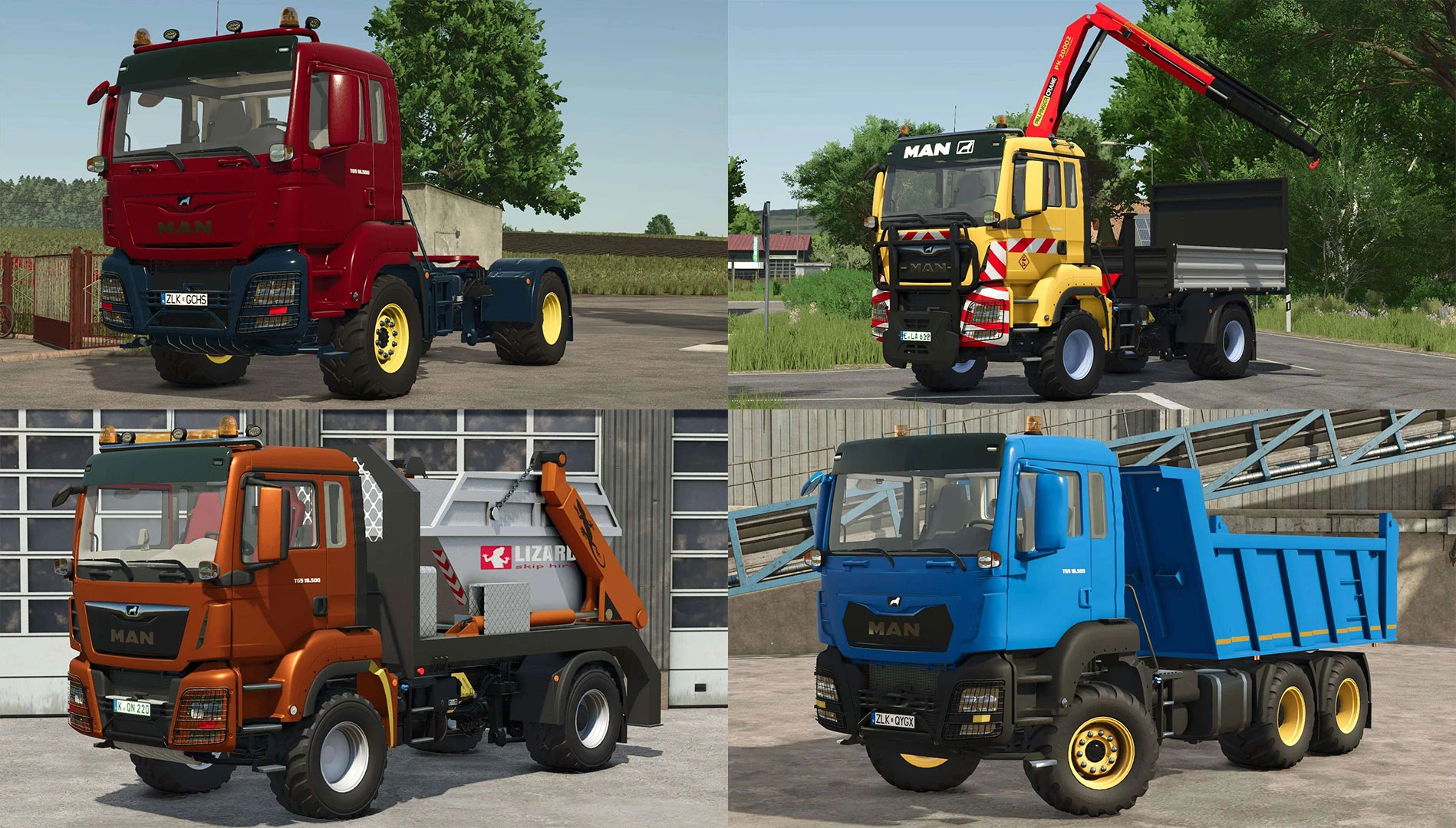 MAN TGS 18.500 Trucks Pack 1.0 - FS25