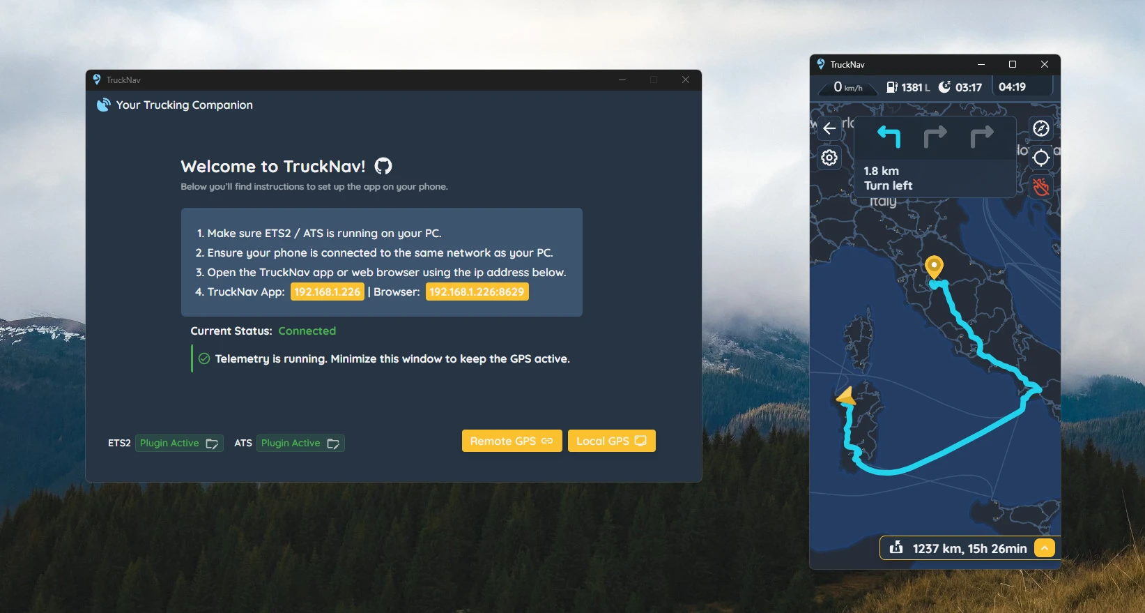 TruckNav - External Second-Screen GPS [ETS2 & ATS] [All DLC Supported ...